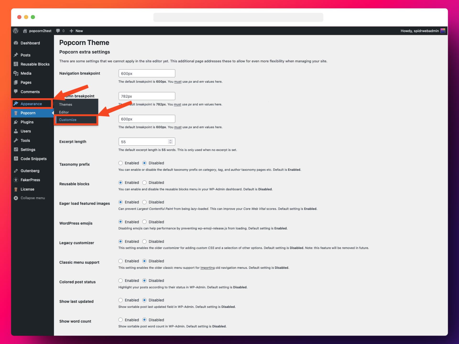 How to add a site icon - Popcorn Theme Docs