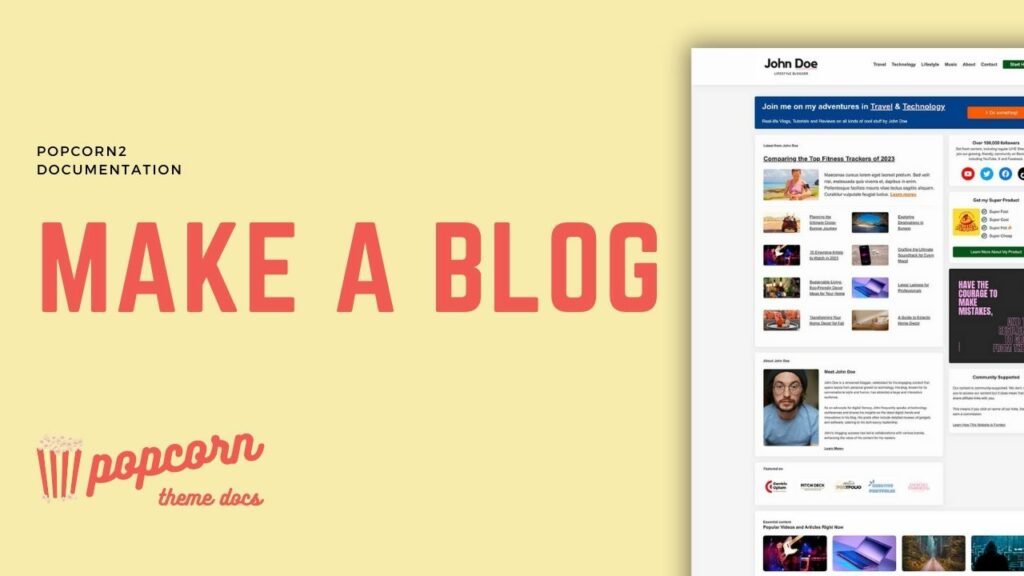 Popcorn 2 docs - Popcorn Theme Docs